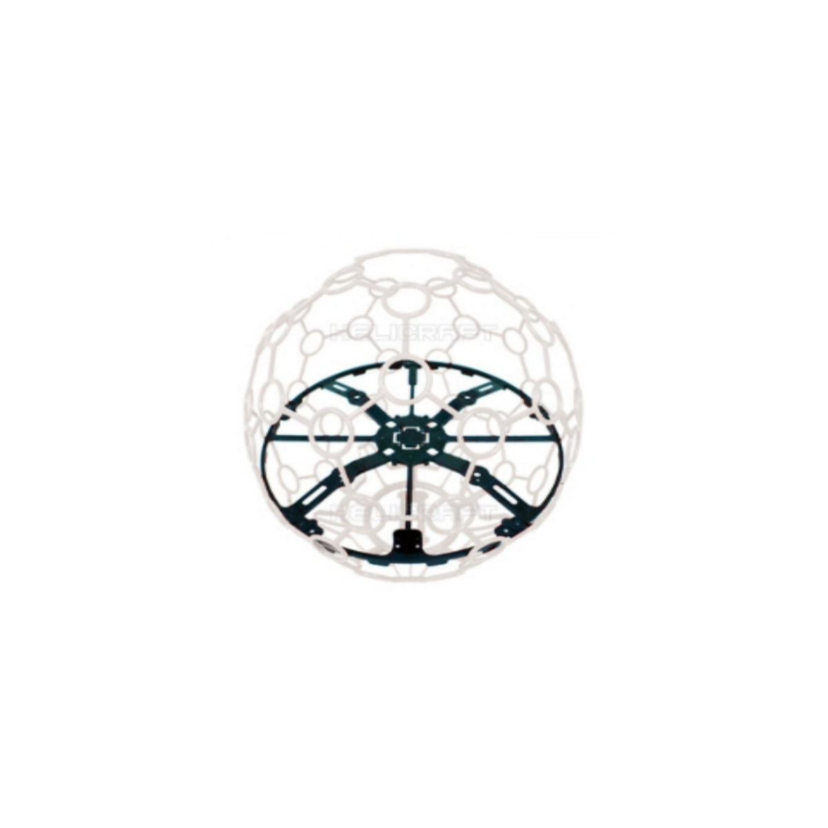 Drone soccer center frame V2 full package (frame + new gard) — dronesoccer
